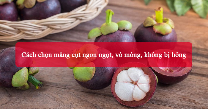 Cách chọn măng cụt ngon ngọt, vỏ mỏng, không bị hỏng - VnAsk.com