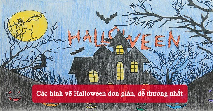 Các hình vẽ Halloween đơn giản, dễ thương nhất - VnAsk.com
